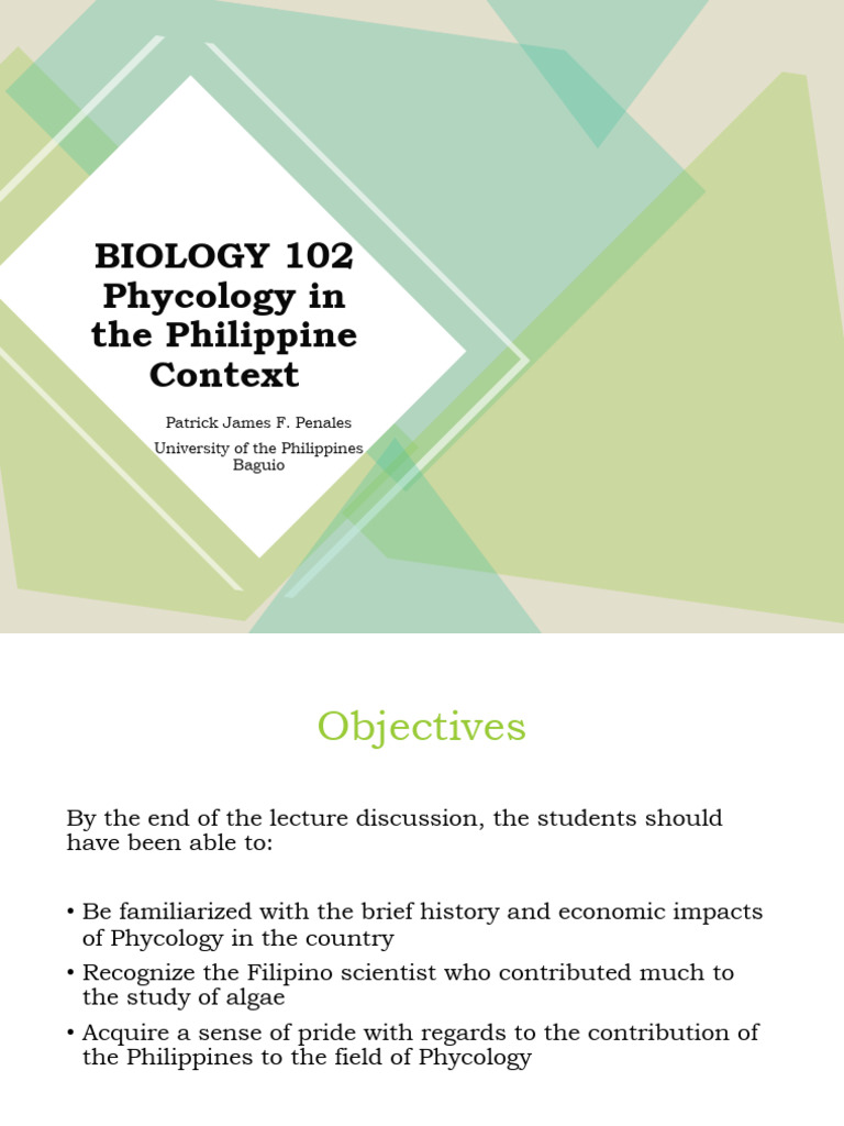 Bio 102 - Lec 04 | PDF | Algae | Philippines