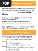 Imperialism in Africa Worksheet | PDF | Travel