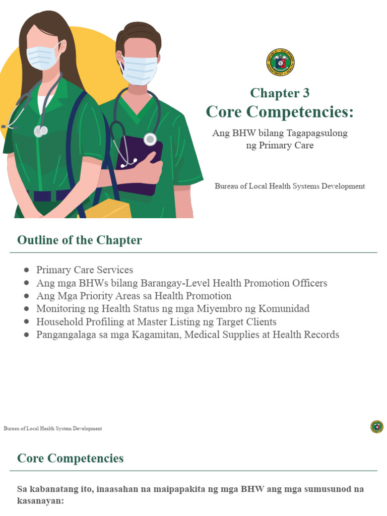 DAY 3 - Part 1 - Chapter 3 Core Competency | PDF