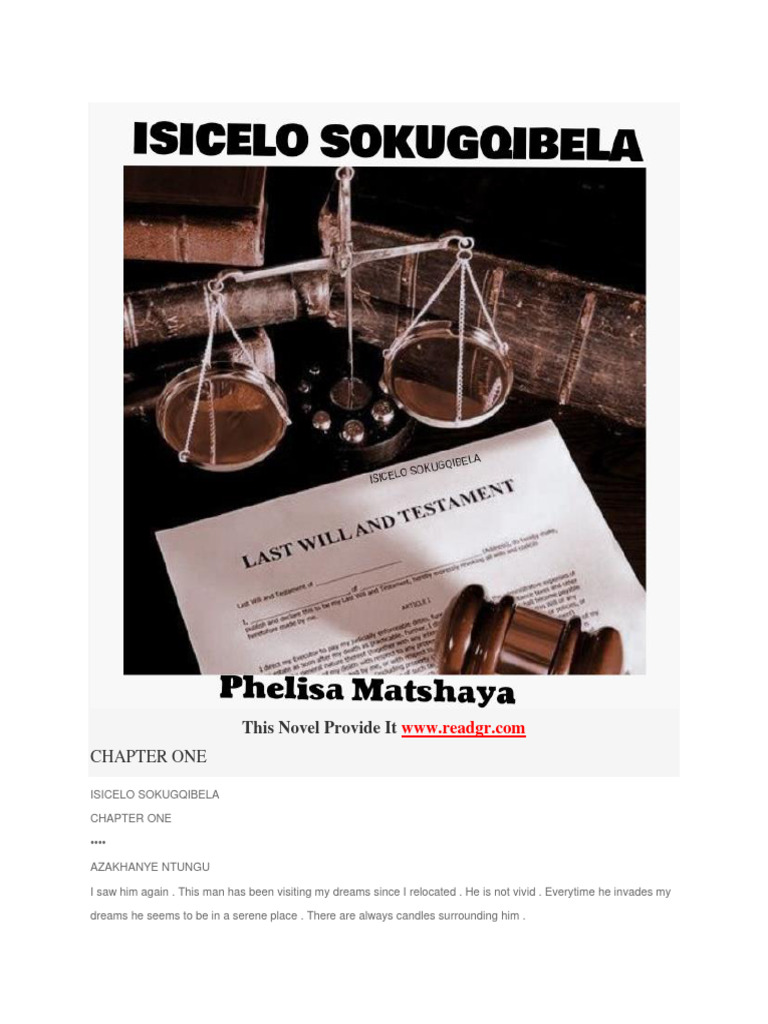 ISICELO SOKUGQIBELA by Phelisa Matshaya-1 | PDF