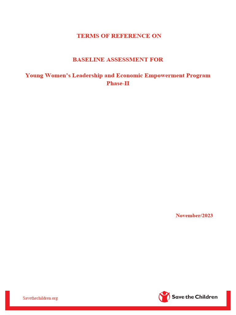 ToR For LEEP 2 Baseline Assesment-Final | PDF