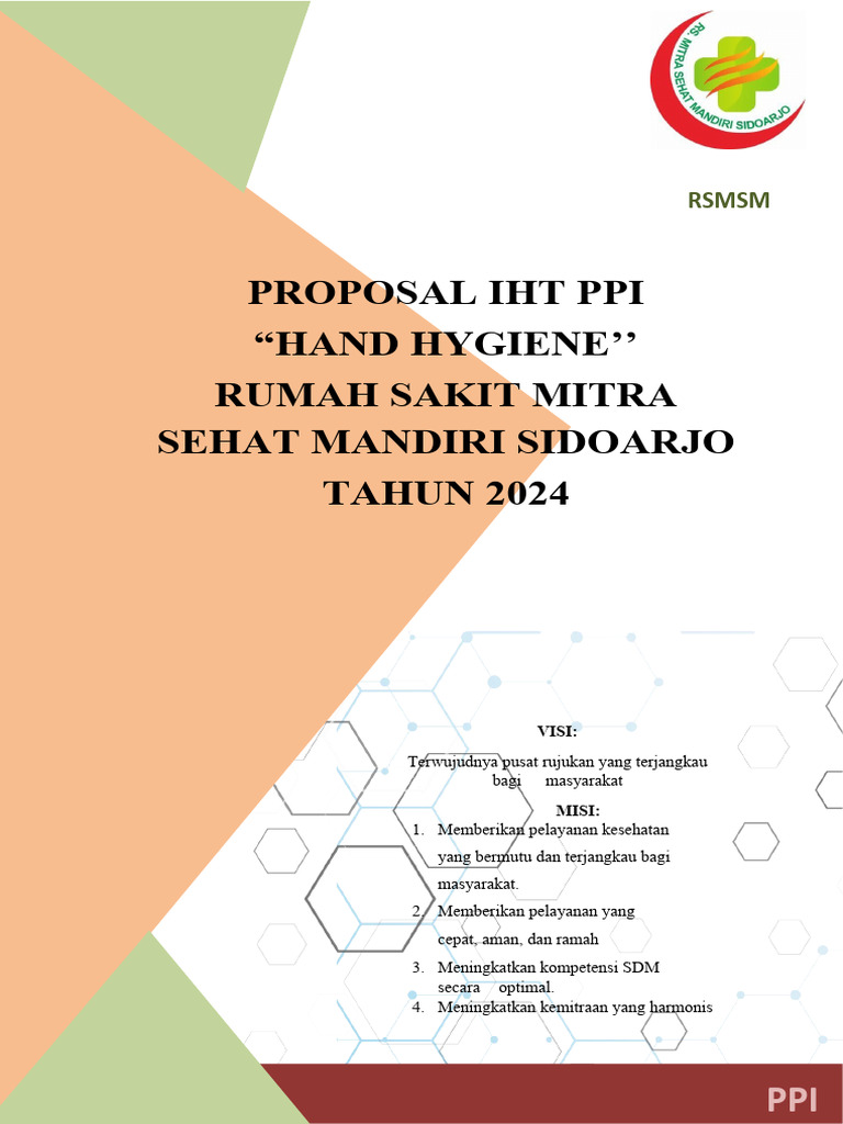 Proposal Iht Hand Hygiene Januari | PDF