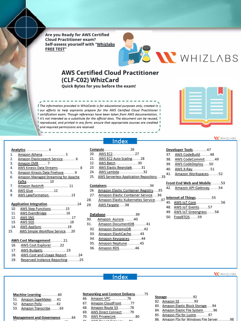 AWS Cloud Practitioner (CLF C02) | PDF