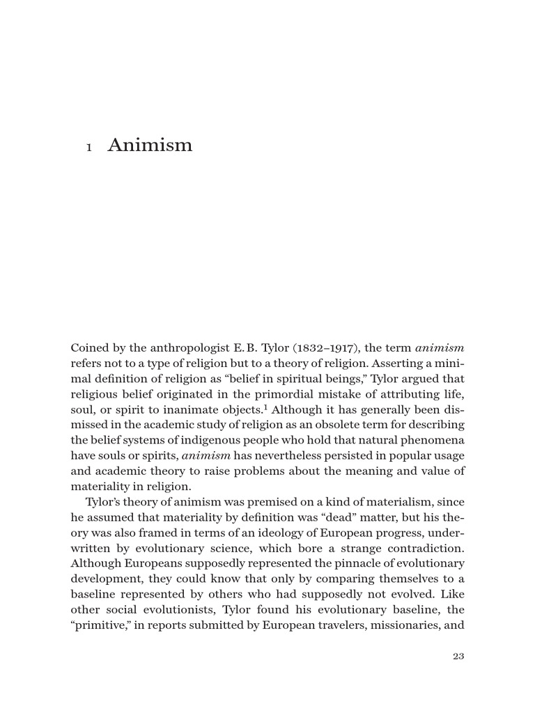 David Chidester - Animism | PDF | Social Science | Religion & Spirituality