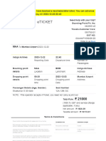 Indigo Payment Receipt Pdf
