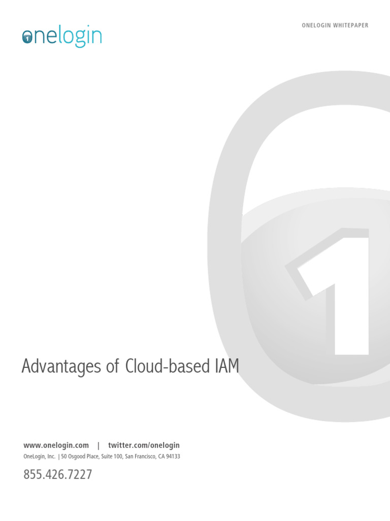 Cloud IAM Benefits and Security | PDF | Cloud Computing | Denial Of Service Attack