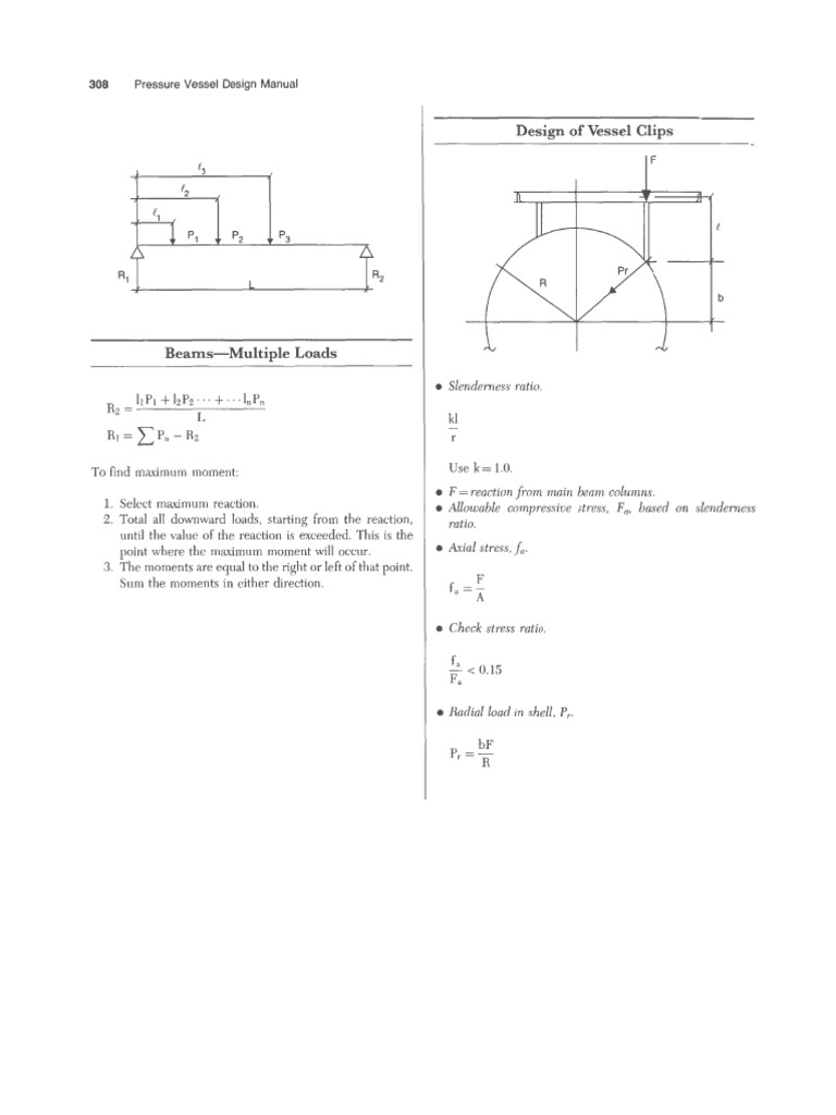 PV - Design of Vessel Clips | PDF