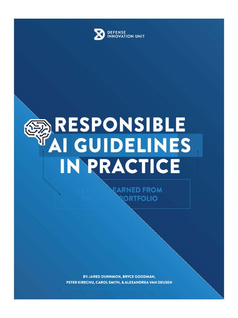 Dod Responsible Ai Guidelines | PDF | Artificial Intelligence | Intelligence (AI) & Semantics