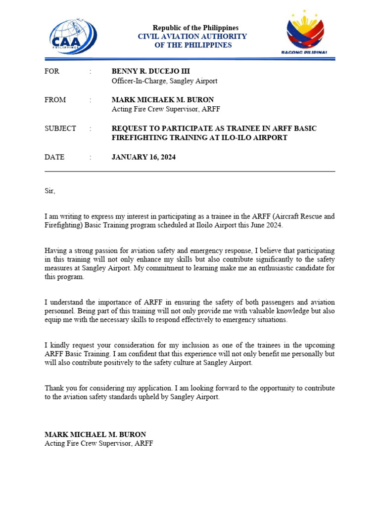 Request Letter | PDF