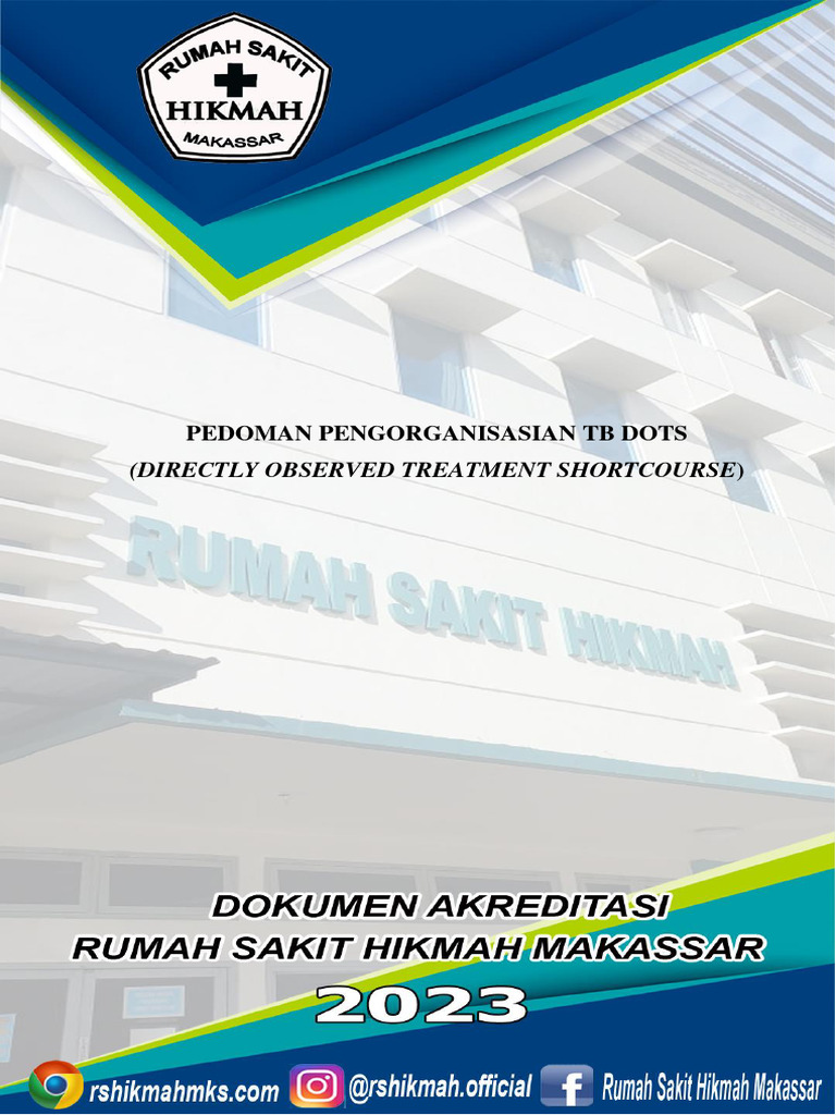 Pedoman TB DOTS RS Hikmah Makassar | PDF | Pengembangan Diri