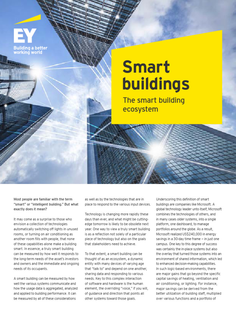 Ey Smart Buildings the Smart Building Ecosystem | PDF