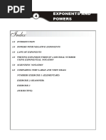 Class 8 Exponents & Powers Worksheet | PDF