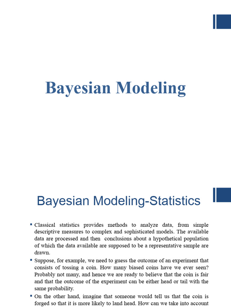 Baysian Modelling | Download Free PDF | Bayesian Inference | Statistics