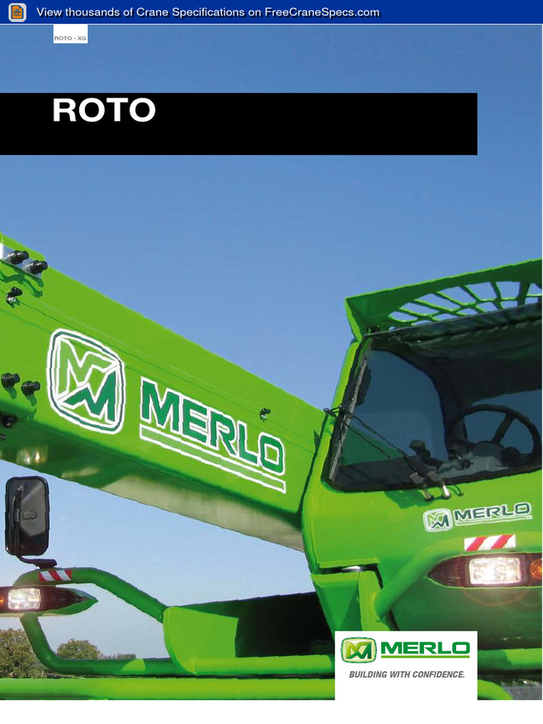 Merlo ROTO 45 21 MCSS | Download Free PDF | Crane (Machine) | Pump