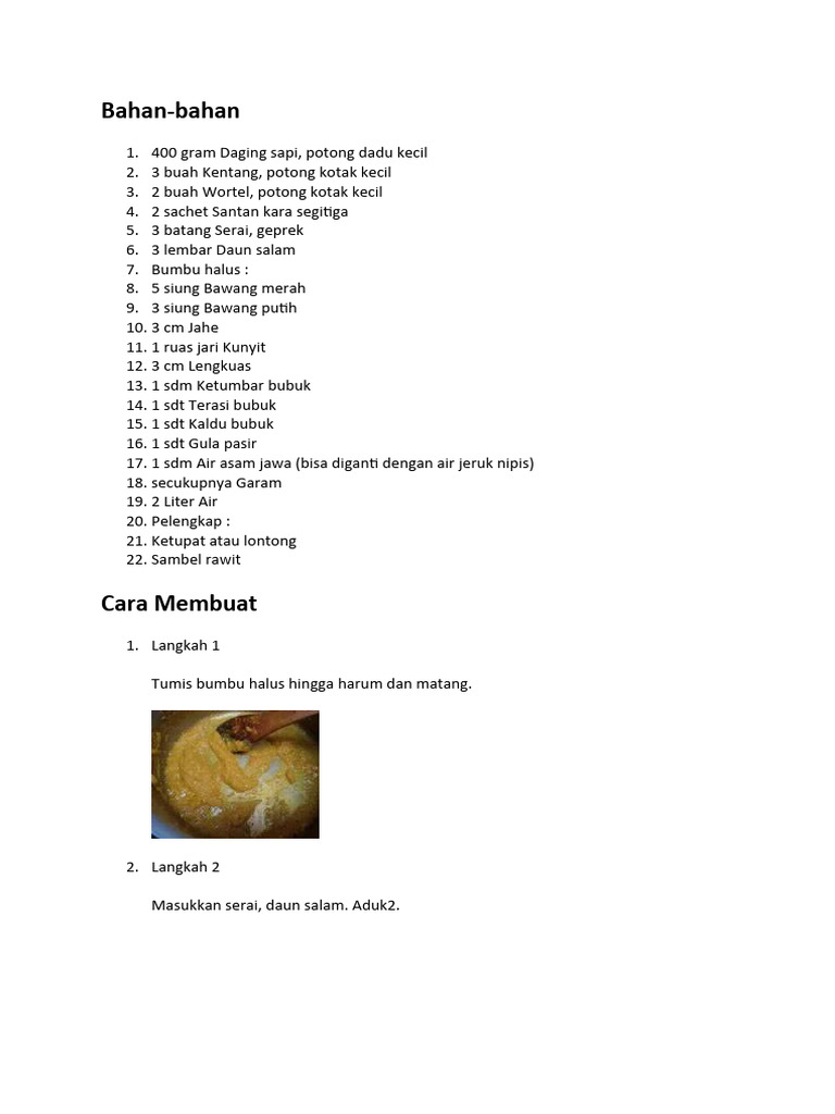 Resep Selada Bangka yang Segar | PDF