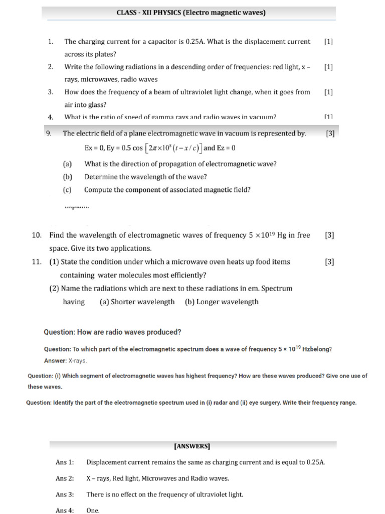 STD Xii Chap 8 Worksheet | PDF STD Xii Chap 8 Worksheet | PDF