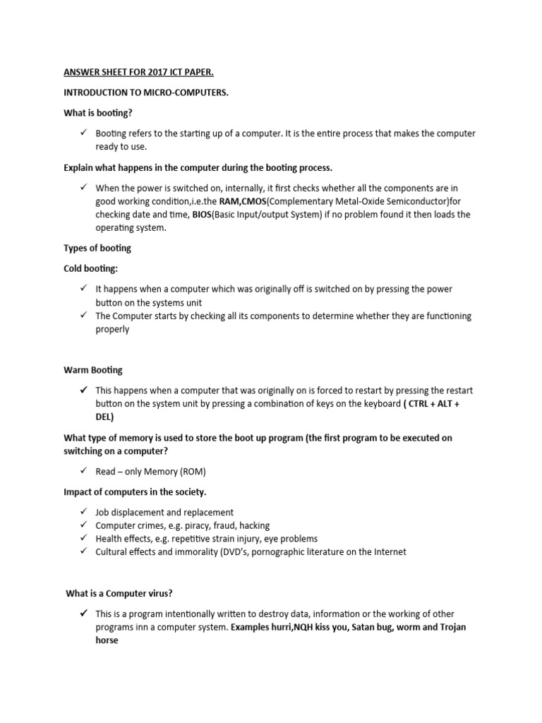 MARKING SCHEME | PDF | Operating System | Computer File