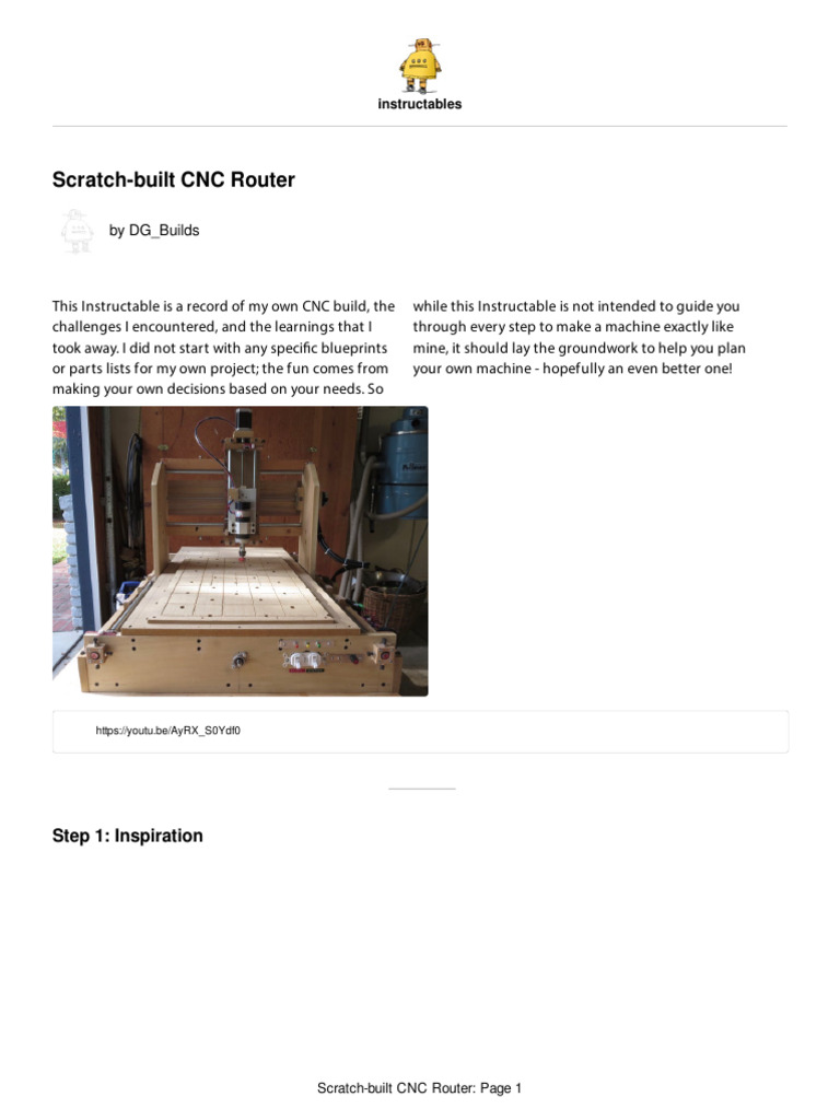 Scratch-built-CNC-Router | PDF | Numerical Control | Electrical Engineering