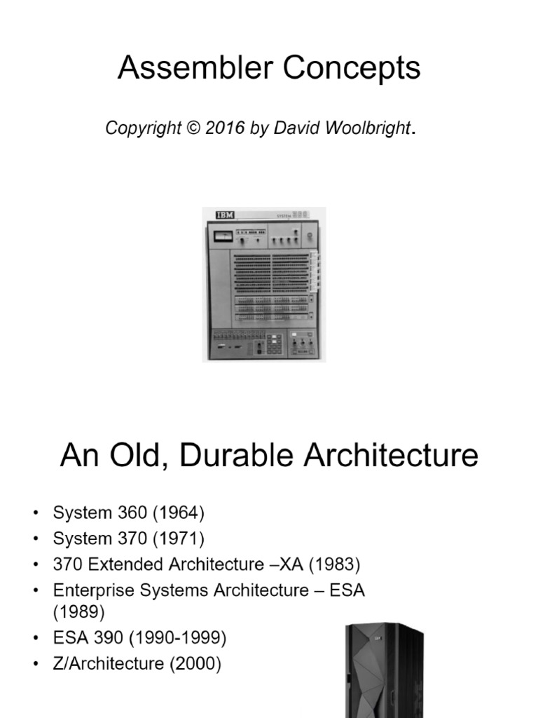 Assembler Concepts | PDF