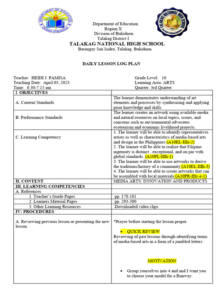 EDUC 203- DEMO TEACHING | PDF | Learning | Fashion