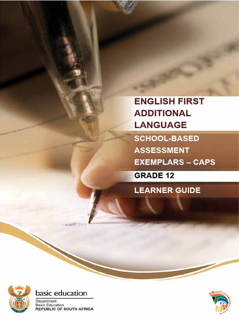 English SBA Caps Learner Guide | PDF