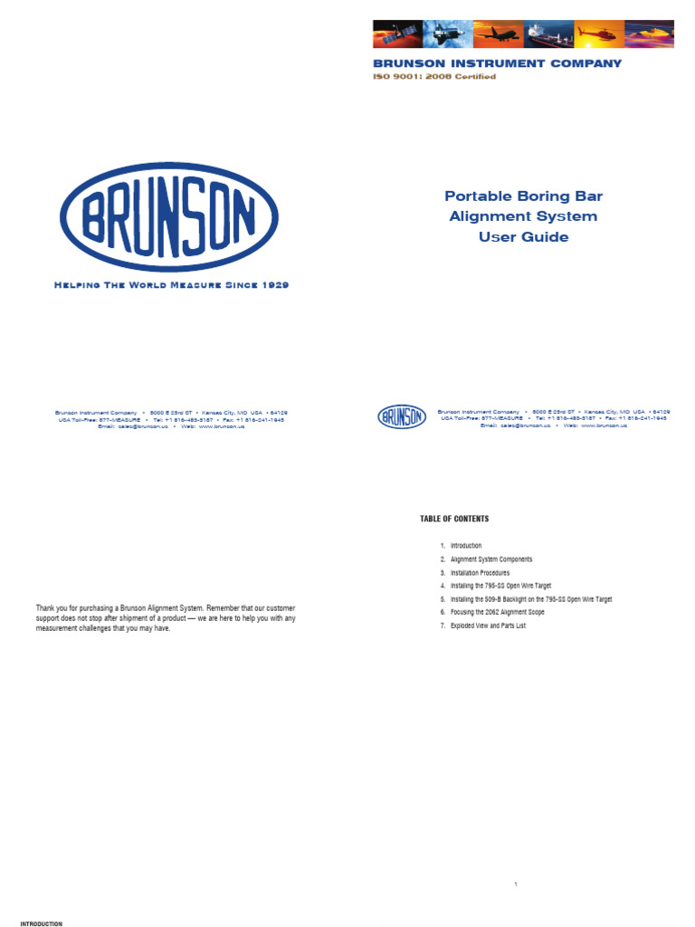 pdf-Brunson_Portable_Boring_Bar_Alignment_System_User_Guide | PDF ...