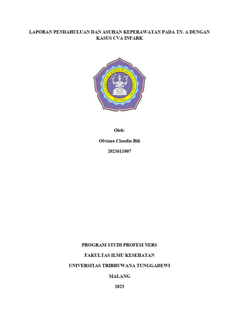 LP CVA INFARK Refisi | PDF