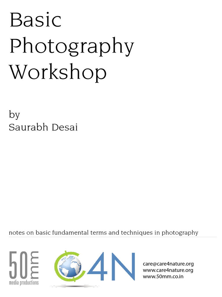 Basic Photography Notes | PDF
