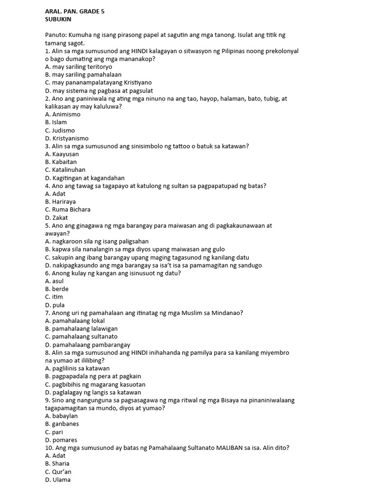 module grade 5 | PDF