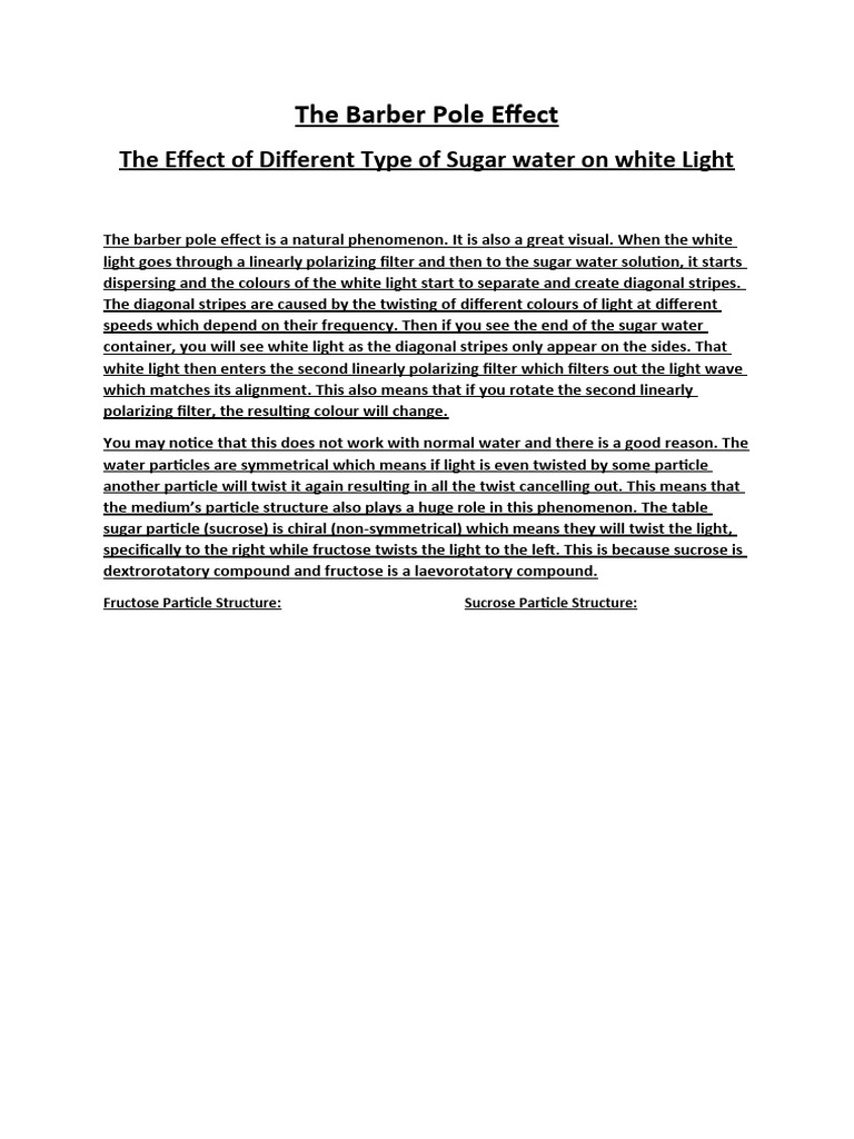 Polarization and Sugar Water Effects | PDF | Religion & Spirituality
