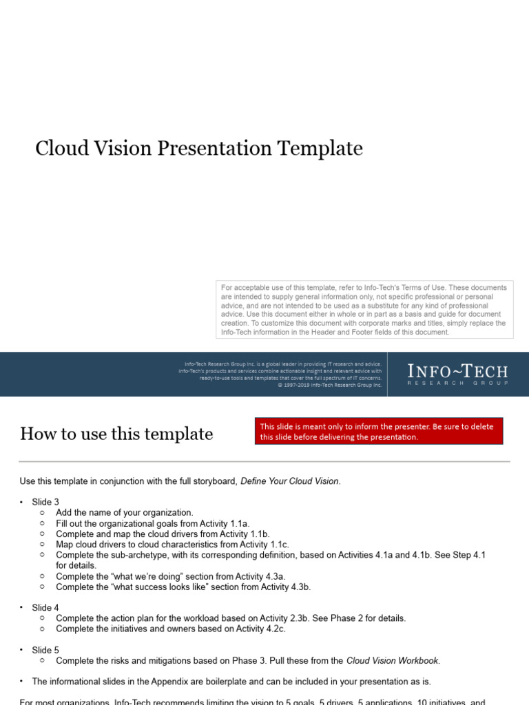 Cloud Vision Template Guide | PDF | Cloud Computing | Software As A Service