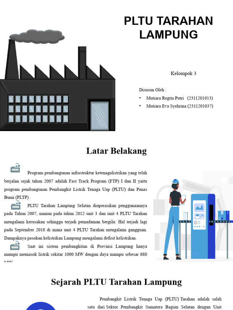 PLTU Tarahan: Sejarah dan Teknologi | PDF