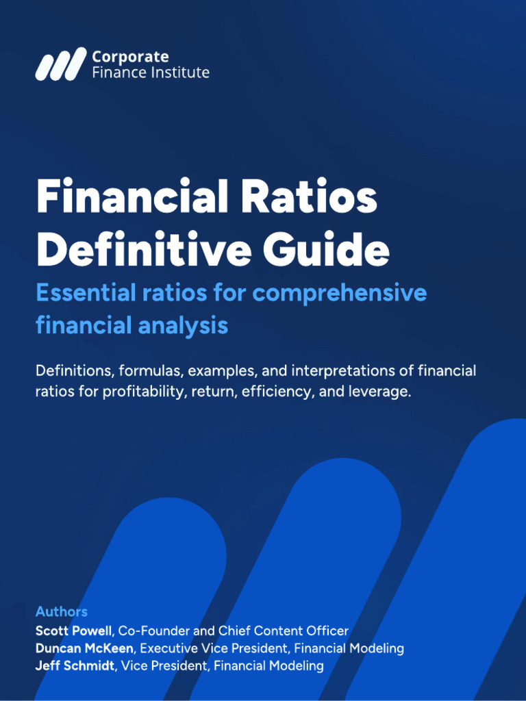 Financial Ratios Definitive Guide | PDF | Gross Margin | Return On Equity Financial Ratios Definitive Guide | PDF | Gross Margin | Return On Equity
