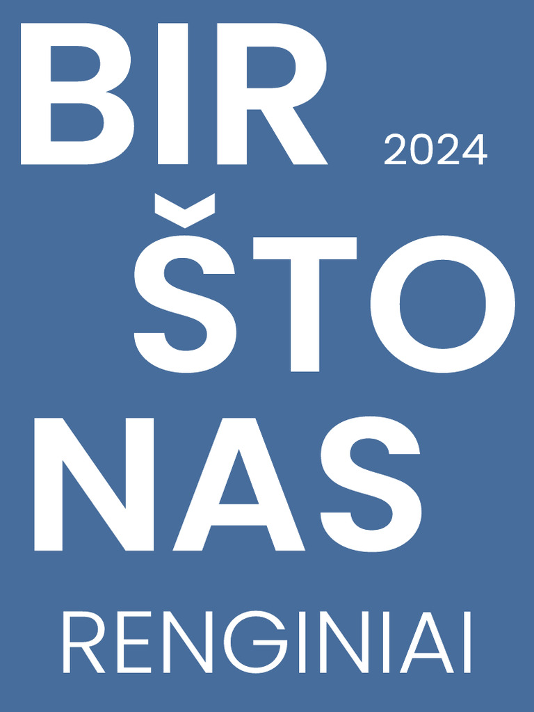 Renginiai Birštone 2024 | PDF