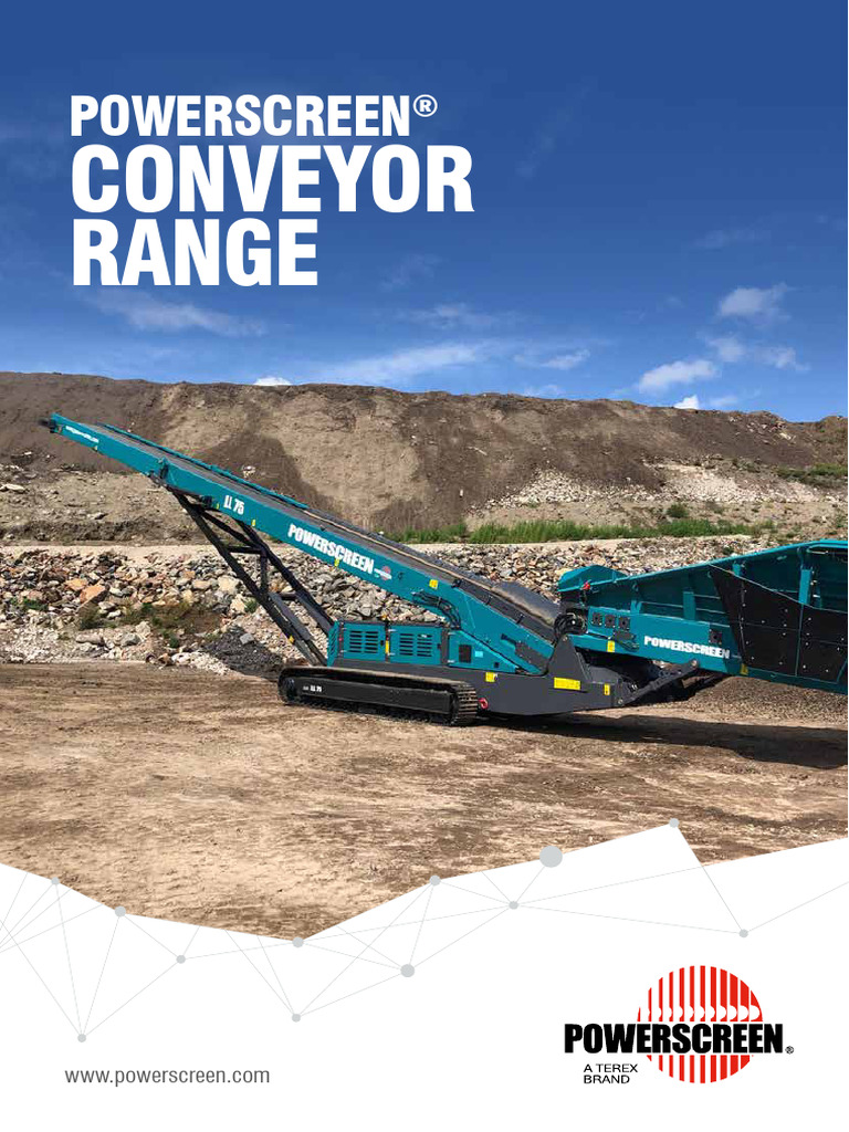 Powerscreen Conveyr | PDF | Loader (Equipment) | Containerization