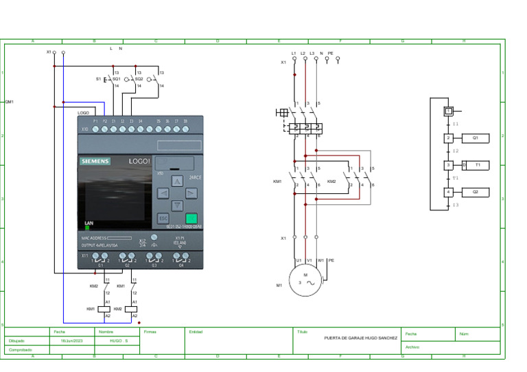 PLC 4 Puerta de Garaje + LOGO | PDF