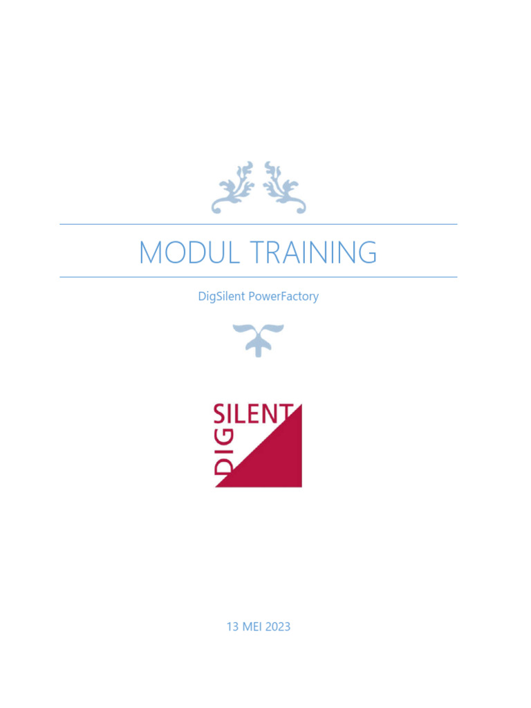 Modul Digsilent Basic | PDF