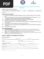 Personal Particular Form 3 | PDF | Official Documents | Constitutional Law