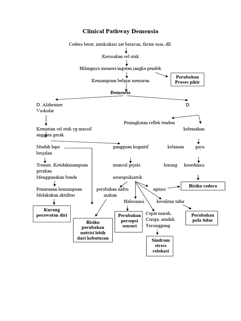 Clinical Pathway Demensia | PDF