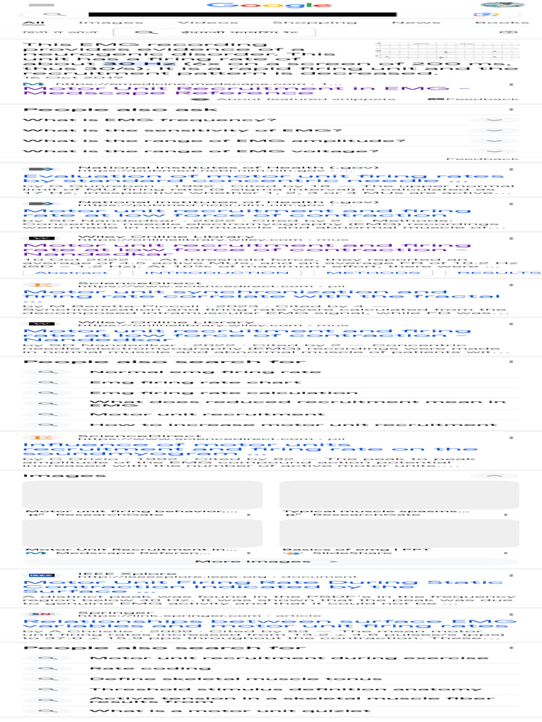 Emg Firing Rate - Google Search | PDF | Electromyography | Human Anatomy