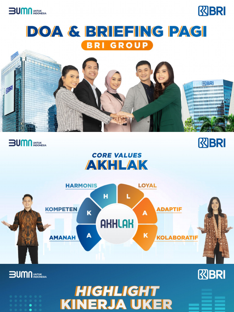 Template Doa & Briefing Pagi New - Jun 2023 | PDF | Social Science