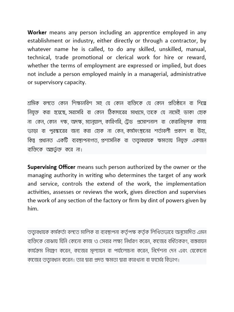 Worker Definition | PDF