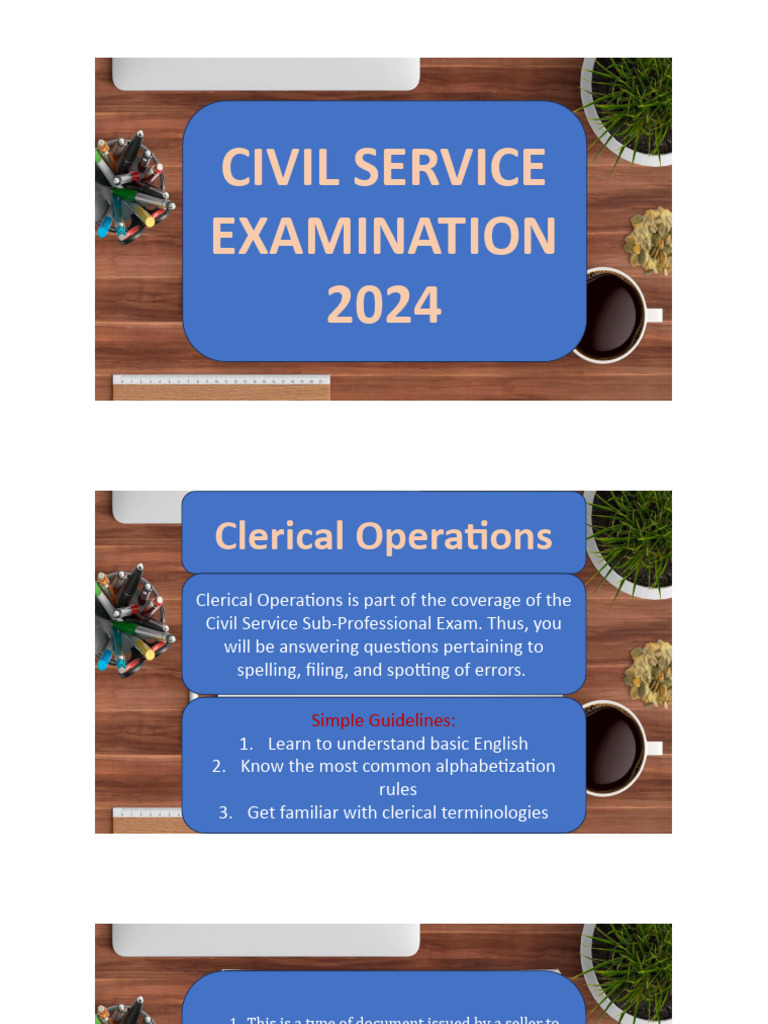 Clerical Operations | PDF