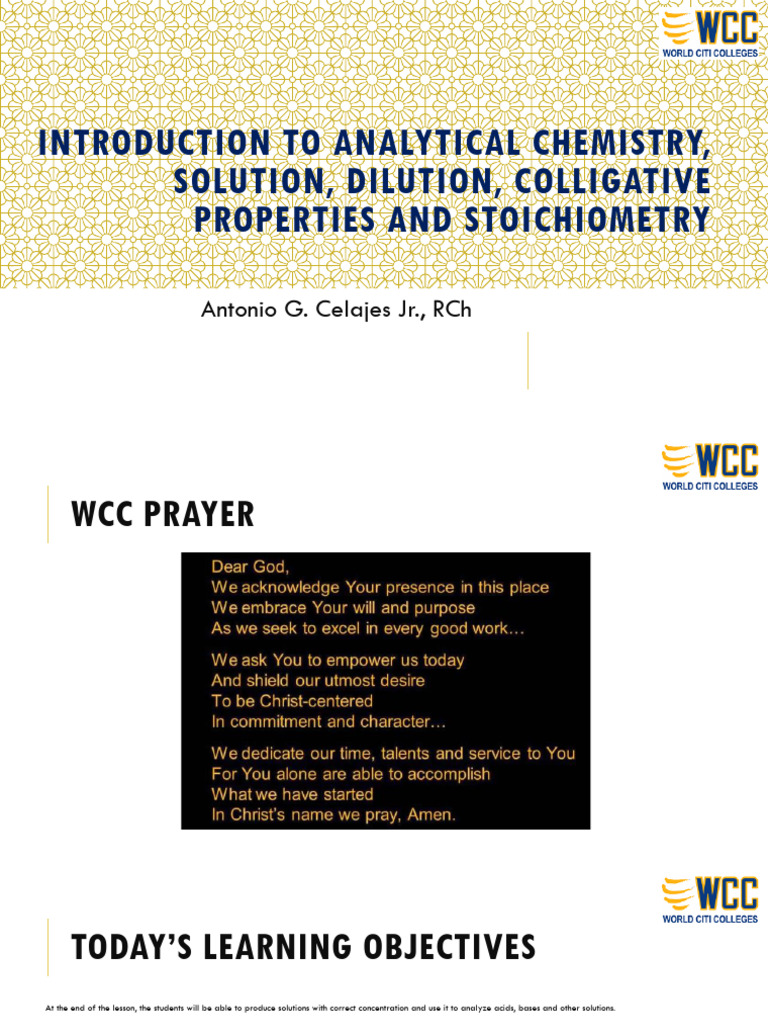 Introduction To ANACHEM | PDF