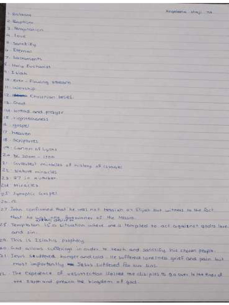 Catechism Exam Notes and Tests | PDF