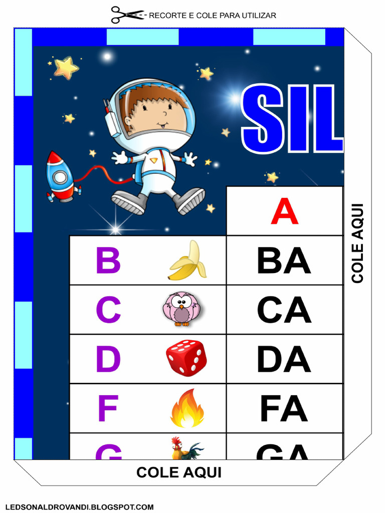 Silabas - Astronauta | PDF
