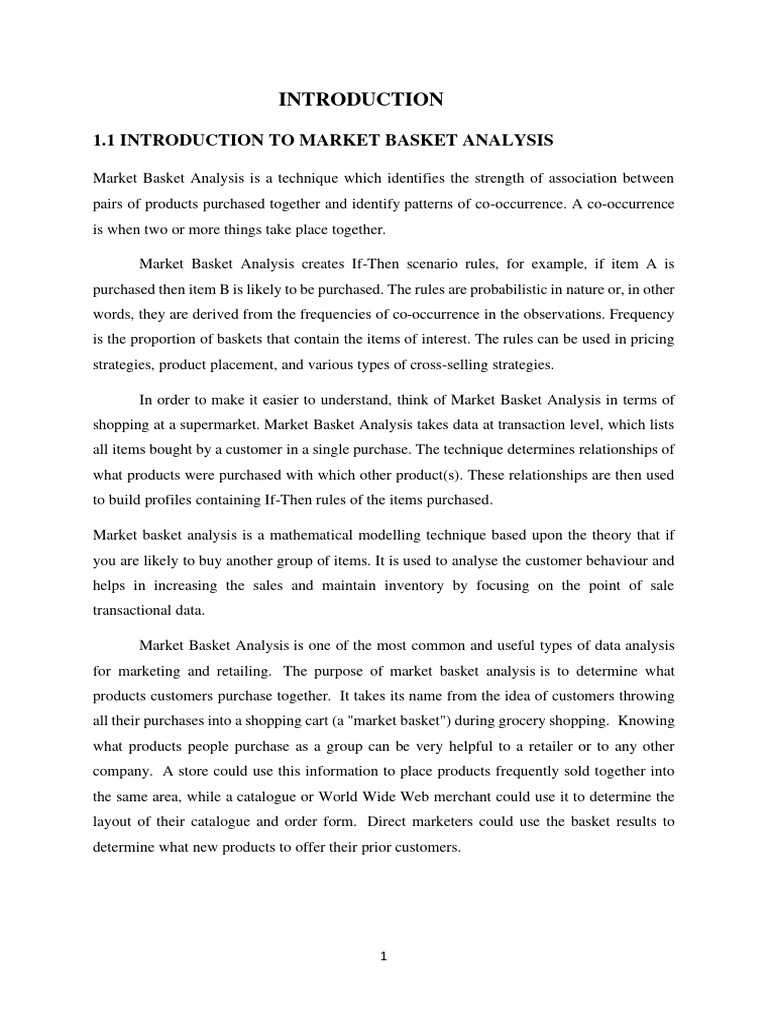 174819-Market Basket Analysis | PDF | Retail | Information Technology