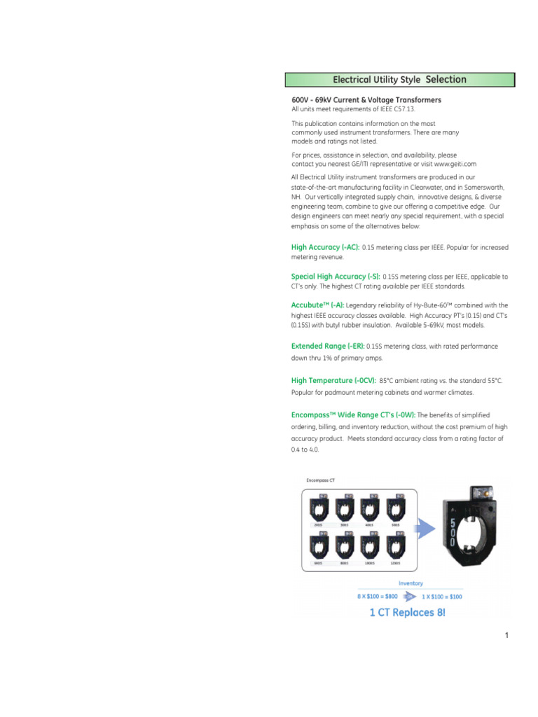 Electrical Utilities Reference Guide | PDF