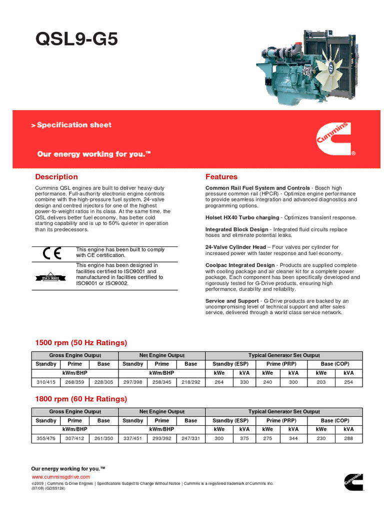 QSL9-G5 Hci444d | PDF | Electric Generator | Rectifier
