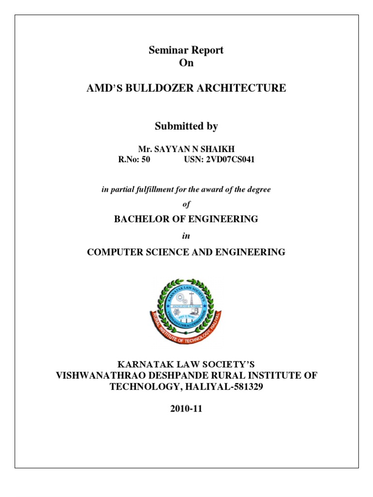 Amd's Buldozer Architecture | PDF